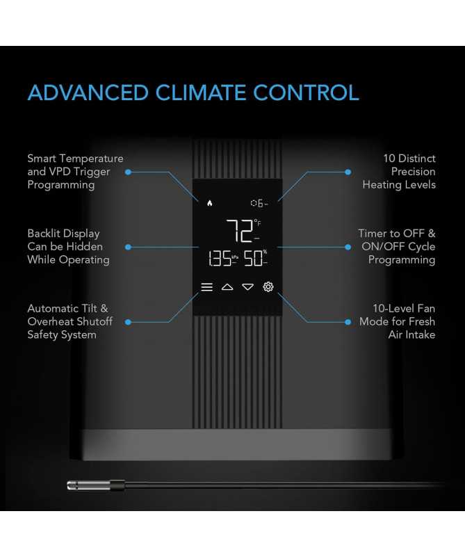 AC Infinity THERMOFORGE T3 - Plant Heater/Warmer, 10 Levels of Heat ...